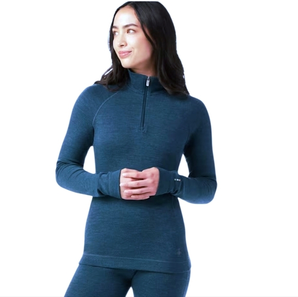 Smartwool | Tops | Smartwool Womens Classic Thermal 25 Merino Base ...